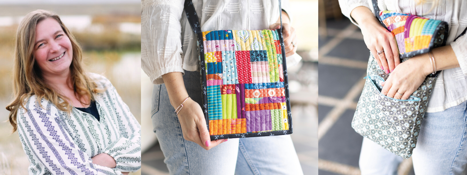 Quilted Tote Bag Pattern | Guest Designer Emily Bailey | Half Yard ...